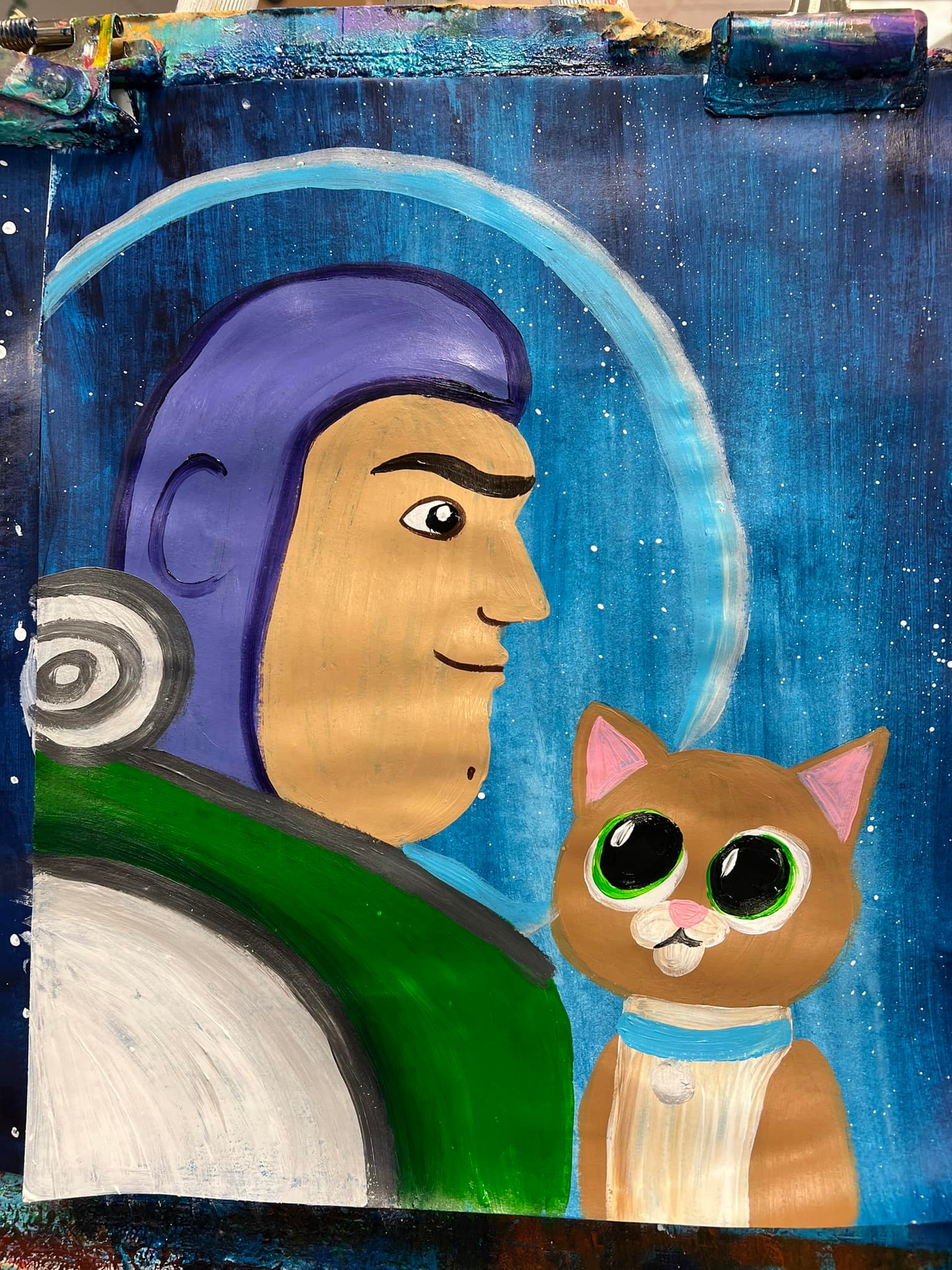 Buzz Lightyear-Inspired Paint Night