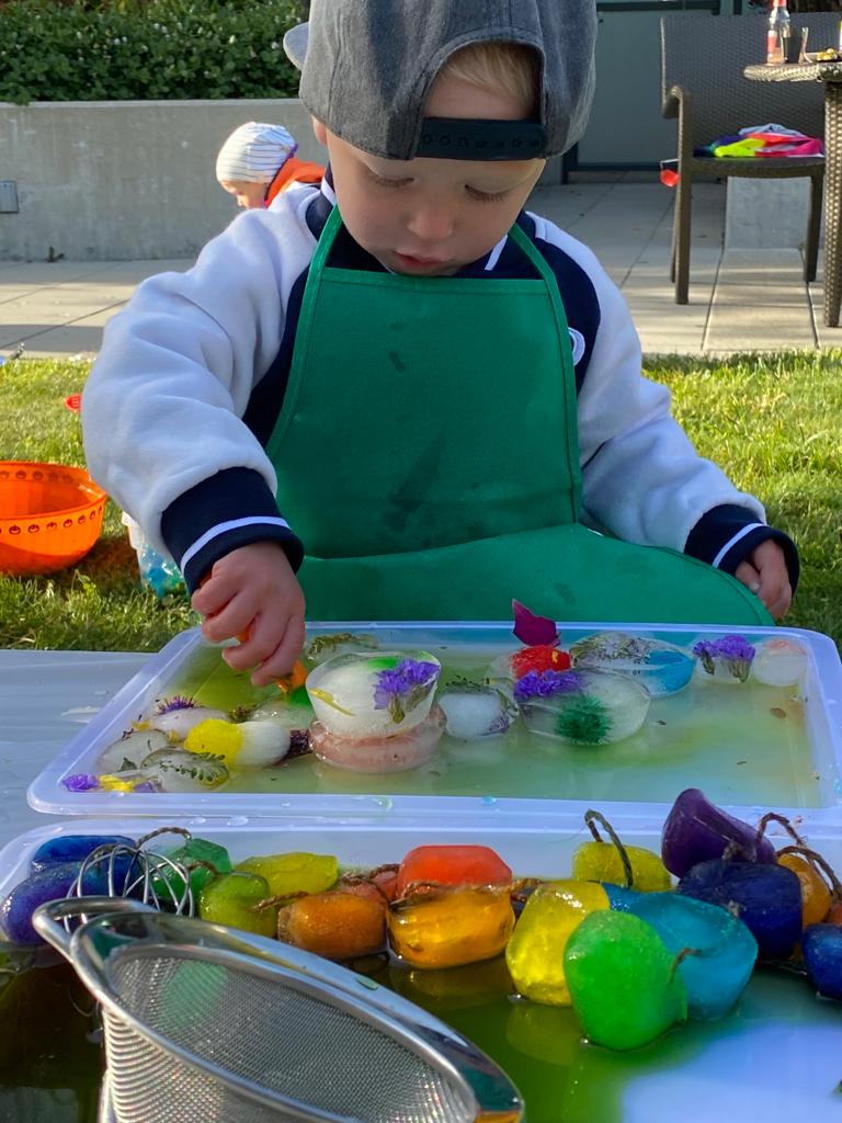 Sensory explorers. Sunday messy play @ Mission Creek Park