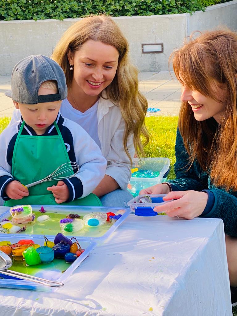 Sensory explorers. Sunday messy play @ Mission Creek Park