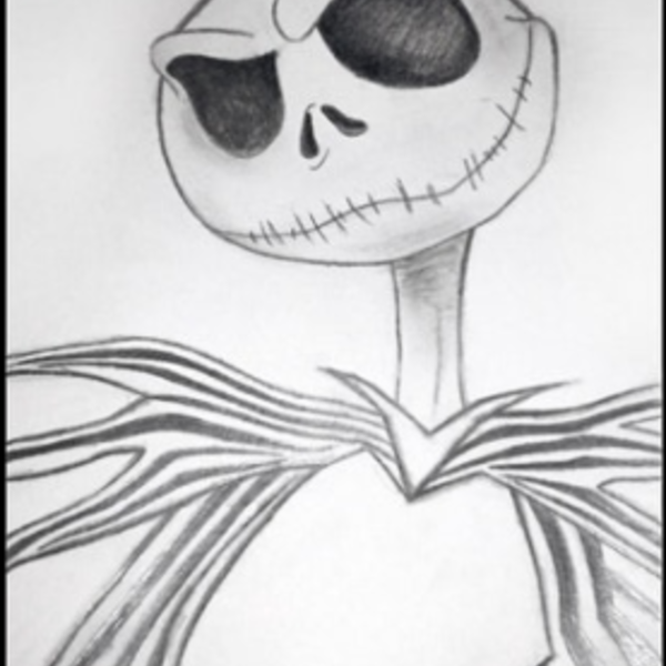 45 Minute Art Lesson: Nightmare Before Christmas Sketching