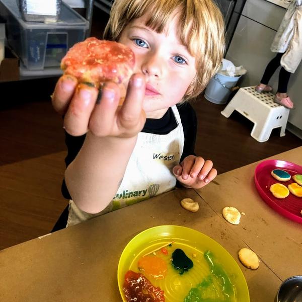 Edible Art and Colors of the Rainbow Cooking Camp