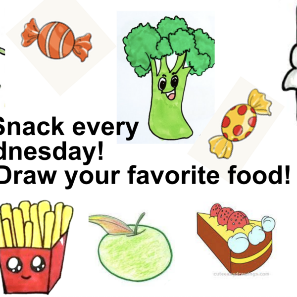 Art & Snack: Draw Your Favorite Food, Conversation + Art